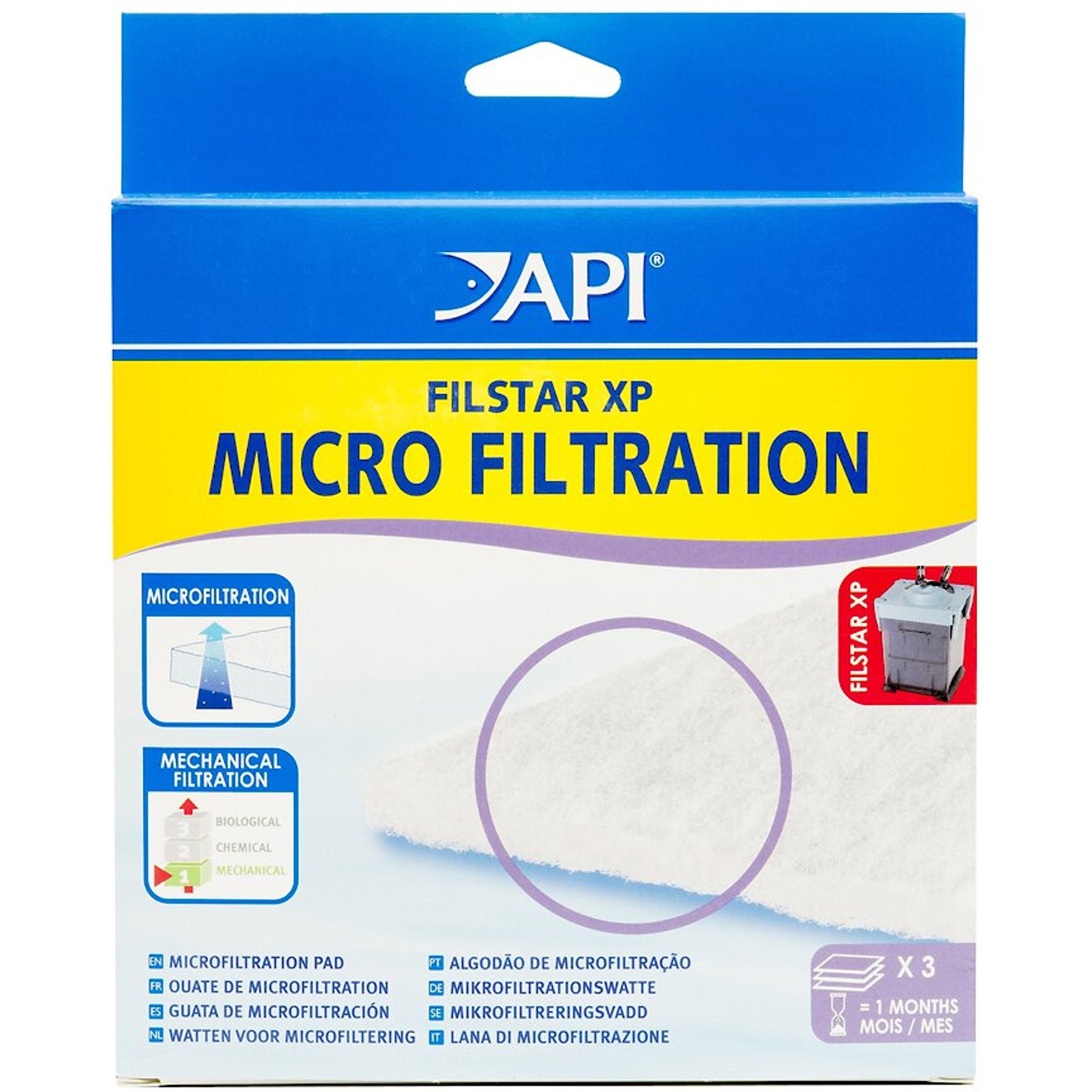 API Filstar XP Microfiltration Aquarium Canister Filter Filtration Pads ...