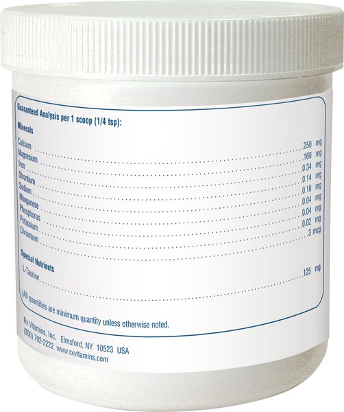 RX VITAMINS Feline Minerals Powder Supplement for Cats, 227-g jar ...
