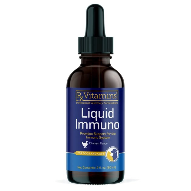 RX VITAMINS Immuno Chicken Flavored Liquid Immune Supplement for Cats ...