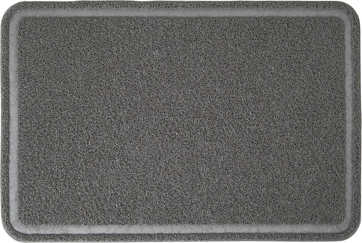 FRISCO Rectangular Cat Litter Mat, Grey, Large - Chewy.com
