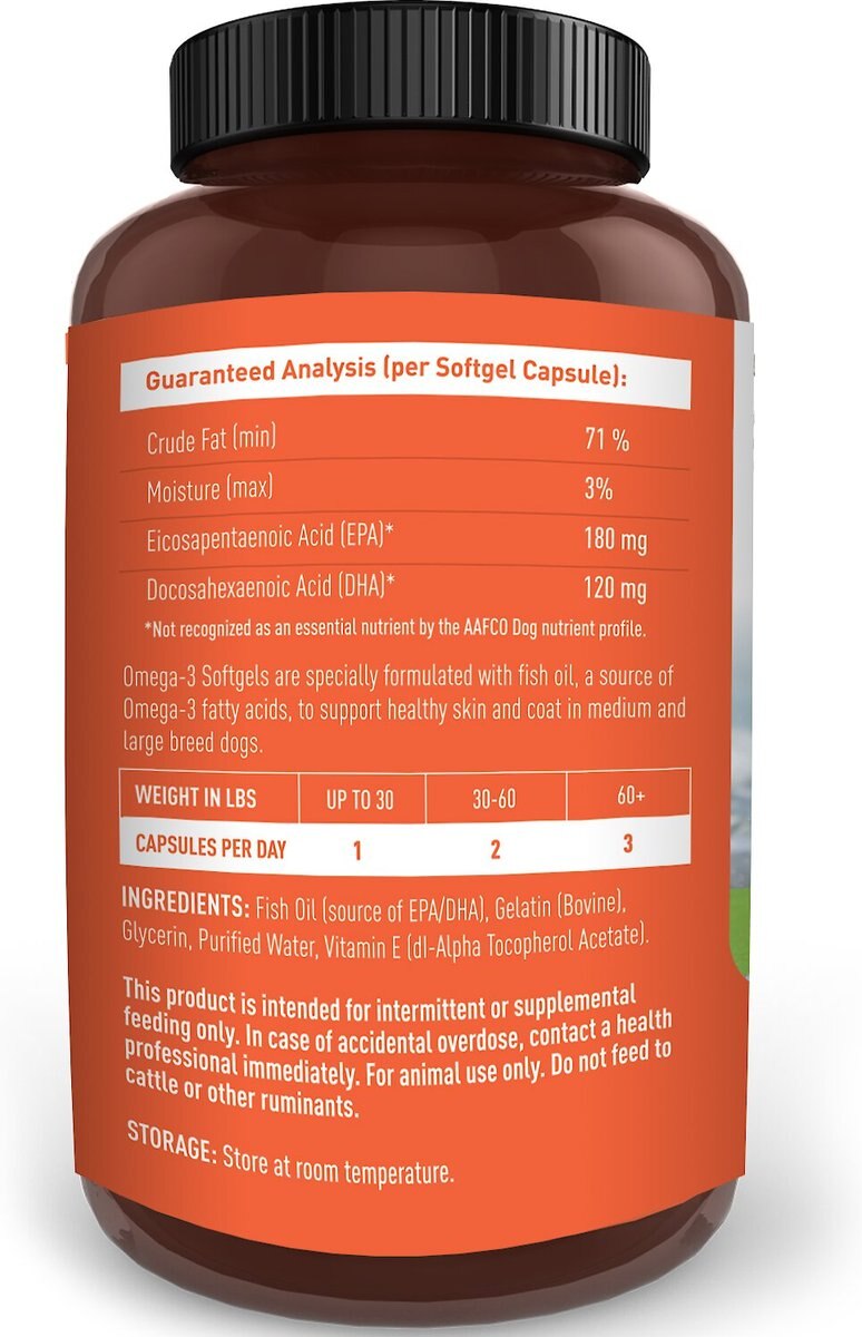 Out of Stock - STRAWFIELD PETS Omega-3 Soft Gels Dog Supplement, 250 ...