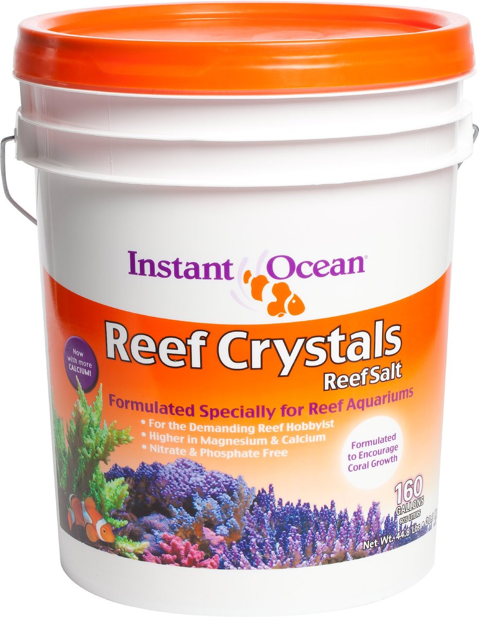 INSTANT OCEAN Reef Salt for Aquariums, 160-gal - Chewy.com