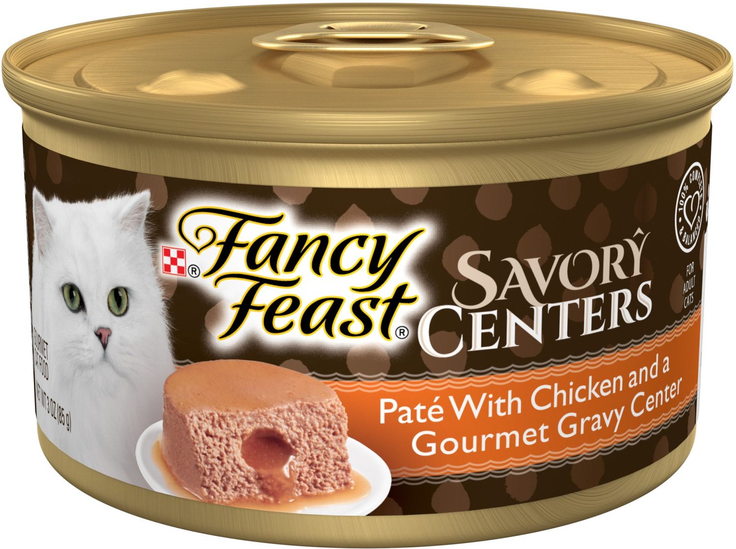 FANCY FEAST Savory Centers Chicken Canned Cat Food, 3-oz, case of 24 ...