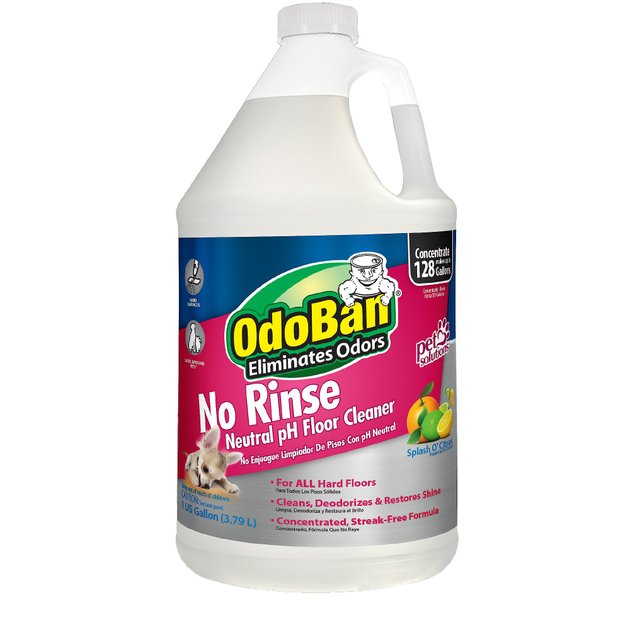ODOBAN No Rinse Neutral pH Floor Cleaner, Citrus Scent, 1-gal bottle ...