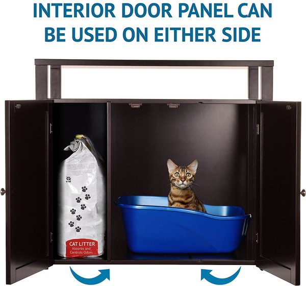 ARF PETS Enclosed Table Cat Litter Box - Chewy.com