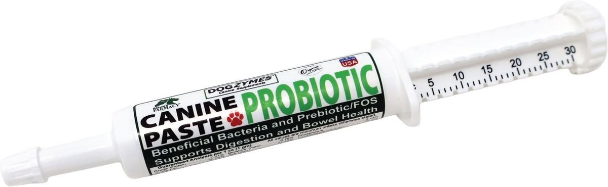 NATURE'S FARMACY Dogzymes Probiotic Paste Dog Supplement, 30-cc syringe ...