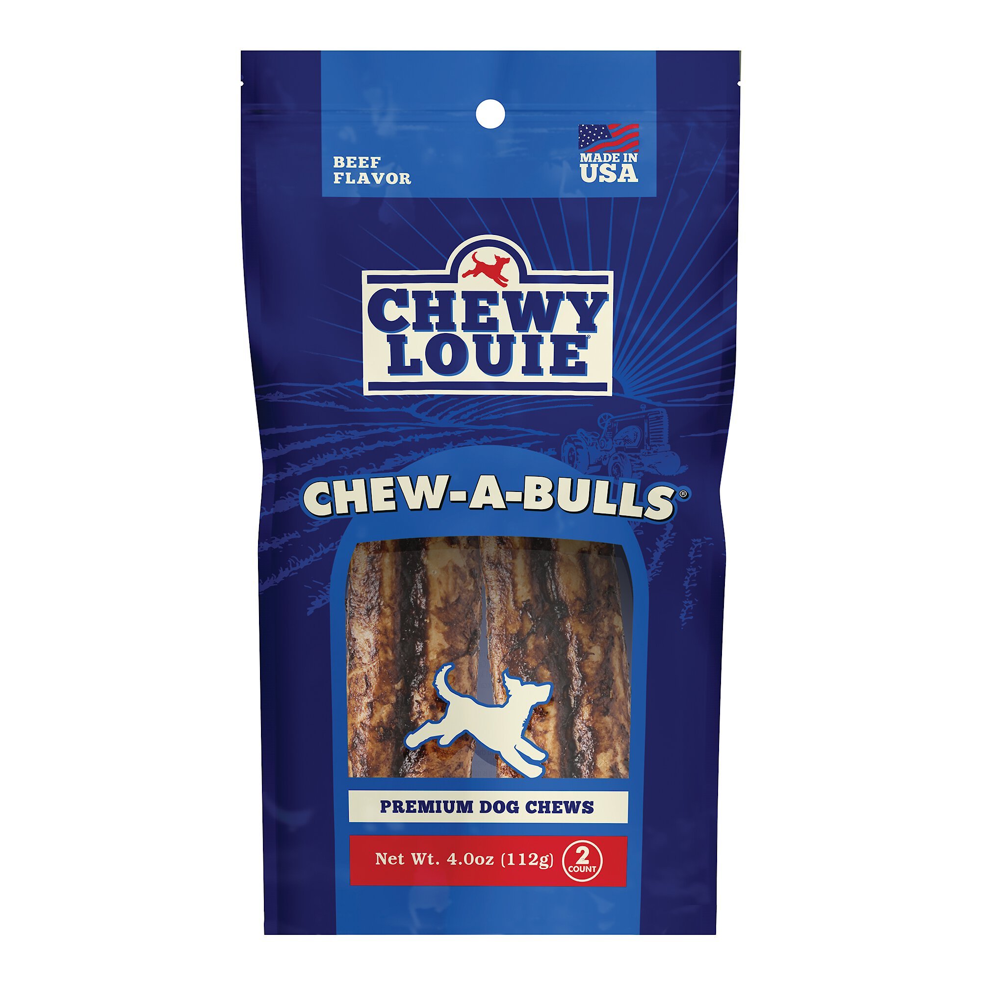 Questions and Answers about CHEWY LOUIE Chew-A-Bulls Dog Treat