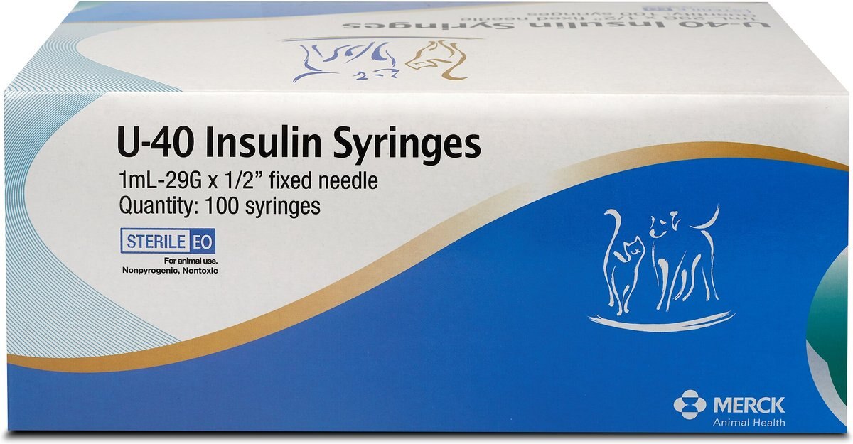 MERCK Insulin Syringes U-40 0.5-in x 29G, 1-cc - Easy Refills | Chewy Rx