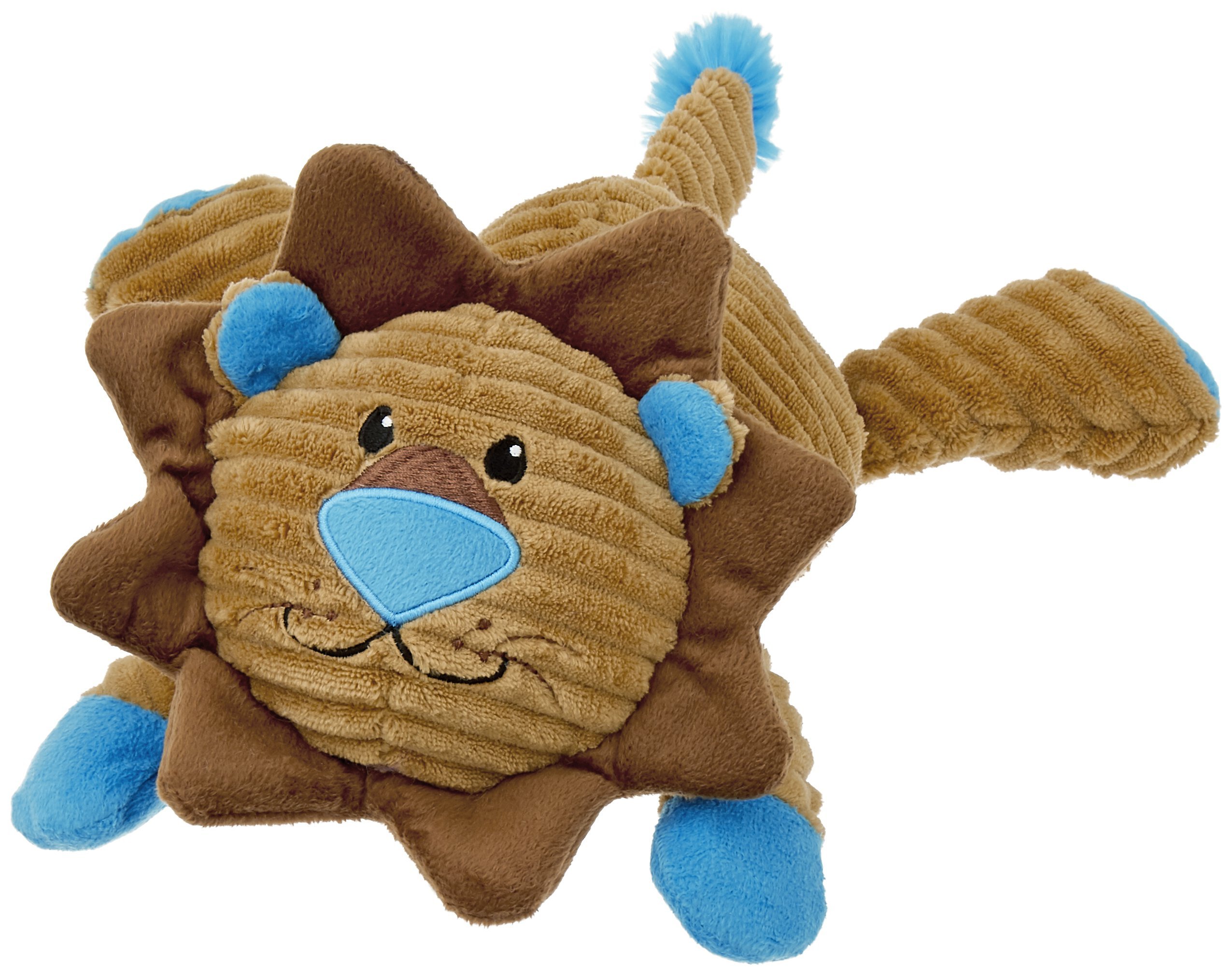 Questions and Answers about FRISCO Corduroy Plush Squeaking Lion Dog Toy