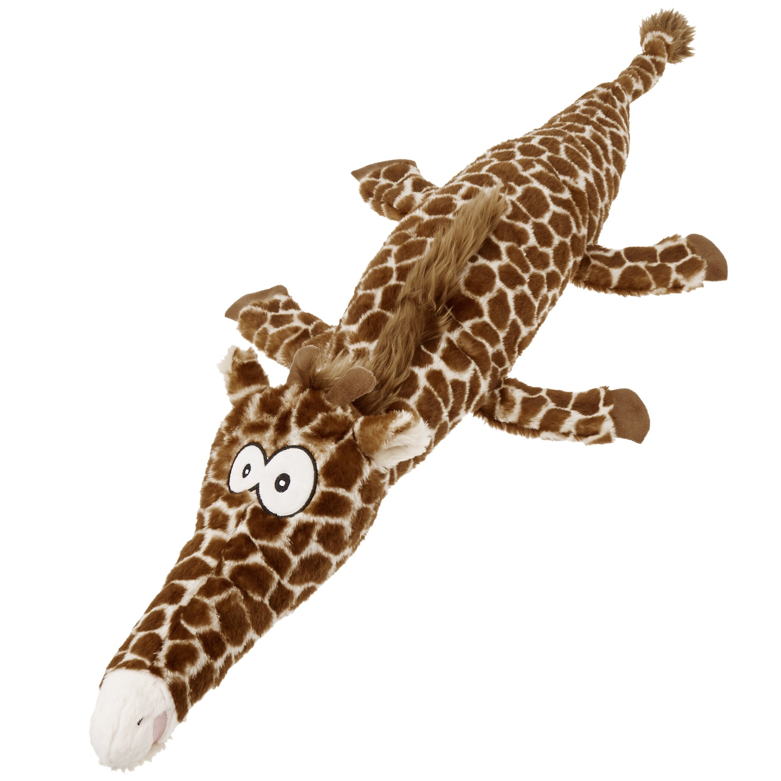 Questions and Answers about FRISCO Giraffe Wagazoo Plush Squeaky Dog Toy