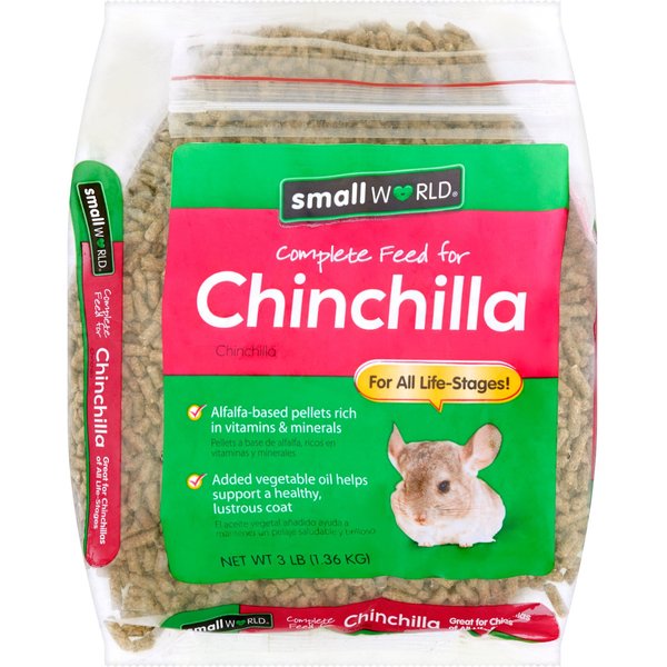 OXBOW Essentials Chinchilla Food All Natural Chinchilla Food, 3-lb bag ...