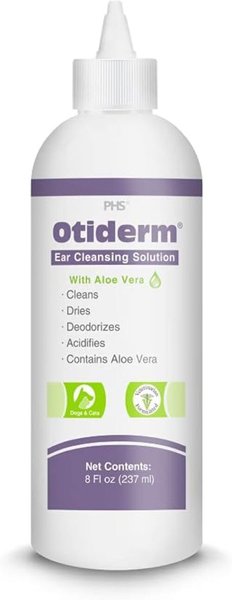 ORA-CLENS Otiderm Dog & Cat Ear Cleaner, 8-oz bottle - Chewy.com