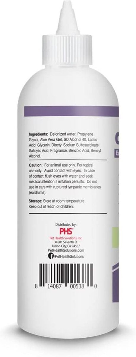 ORA-CLENS Otiderm Dog & Cat Ear Cleaner, 8-fl oz bottle - Chewy.com