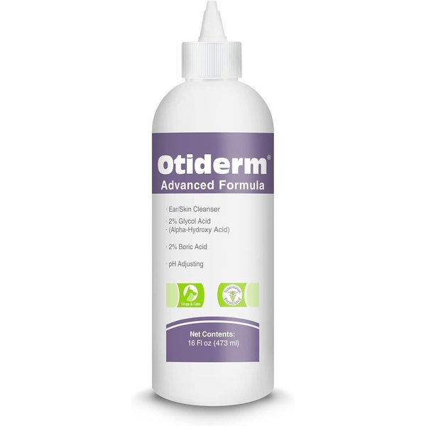 Out of Stock - ORA-CLENS Otiderm Advanced Dog & Cat Ear Cleaner, 16-fl ...