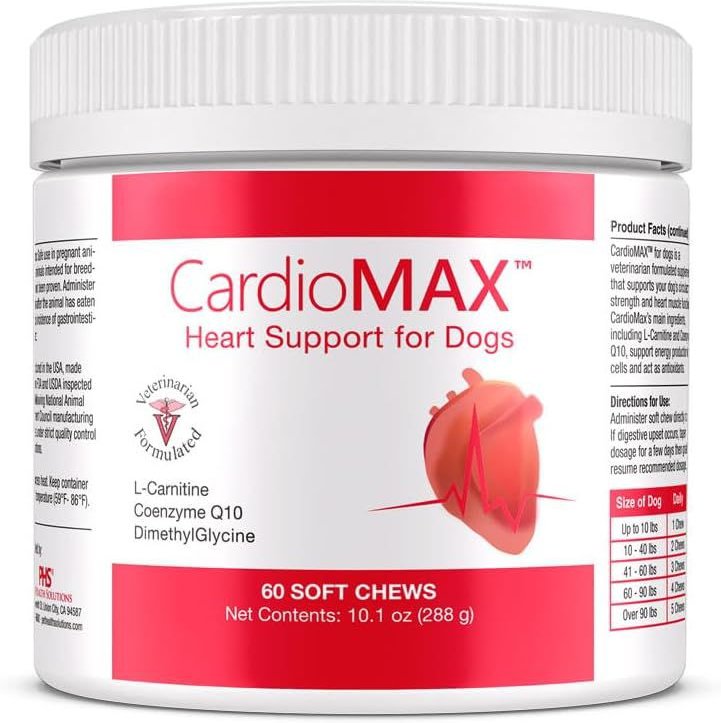 CARDIOMAX Soft Chew Dog Heart Supplement, 60 count - Chewy.com