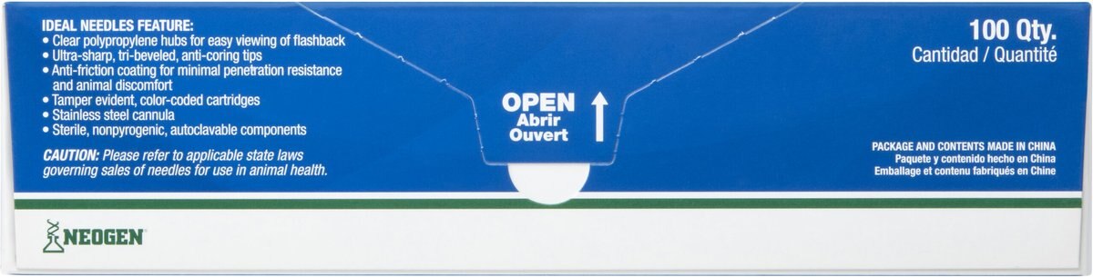 NEOGEN Hypodermic 20 Gauge Needles, 1 Inch - Easy Refills | Chewy Rx