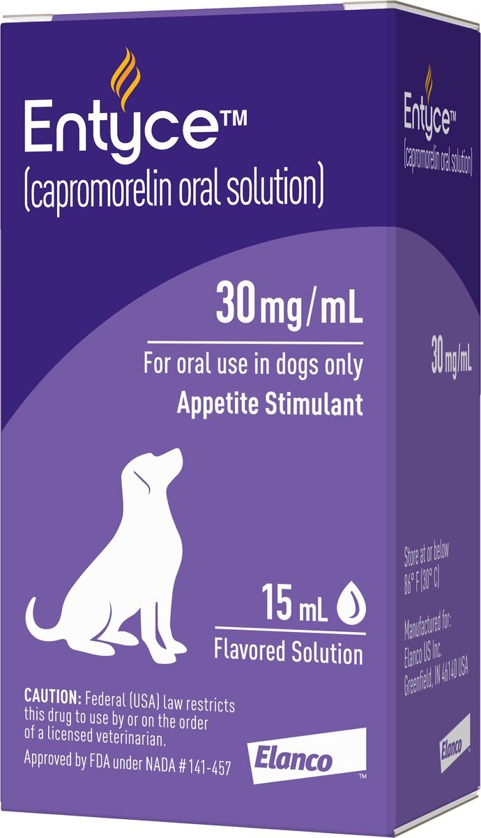 ENTYCE (capromorelin) Oral Solution for Dogs, 15-mL - Easy Refills ...