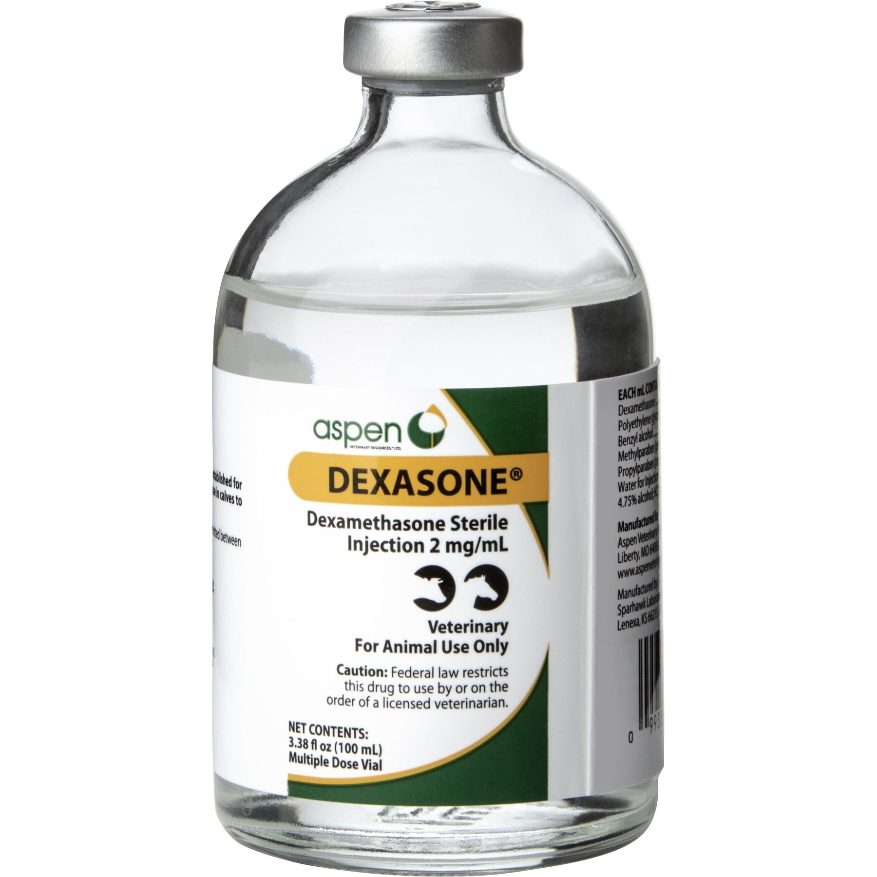 DEXASONE (Dexamethasone) Injectable Solution for Horses & Livestock, 2 ...