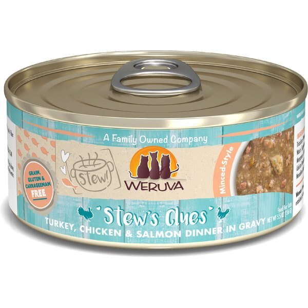 WERUVA Classic Cat Stewlander Duck & Salmon in Gravy Stew Canned Cat ...