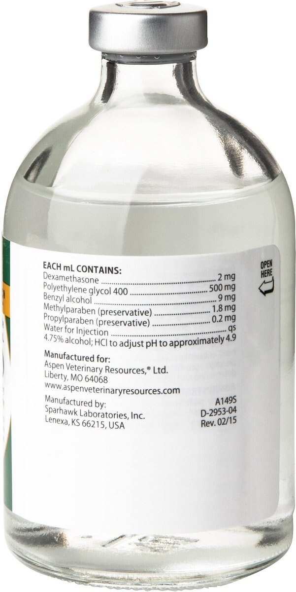 DEXAMETHASONE (Generic) Injectable Solution, 2 mg/mL, 100-mL multi-dose ...