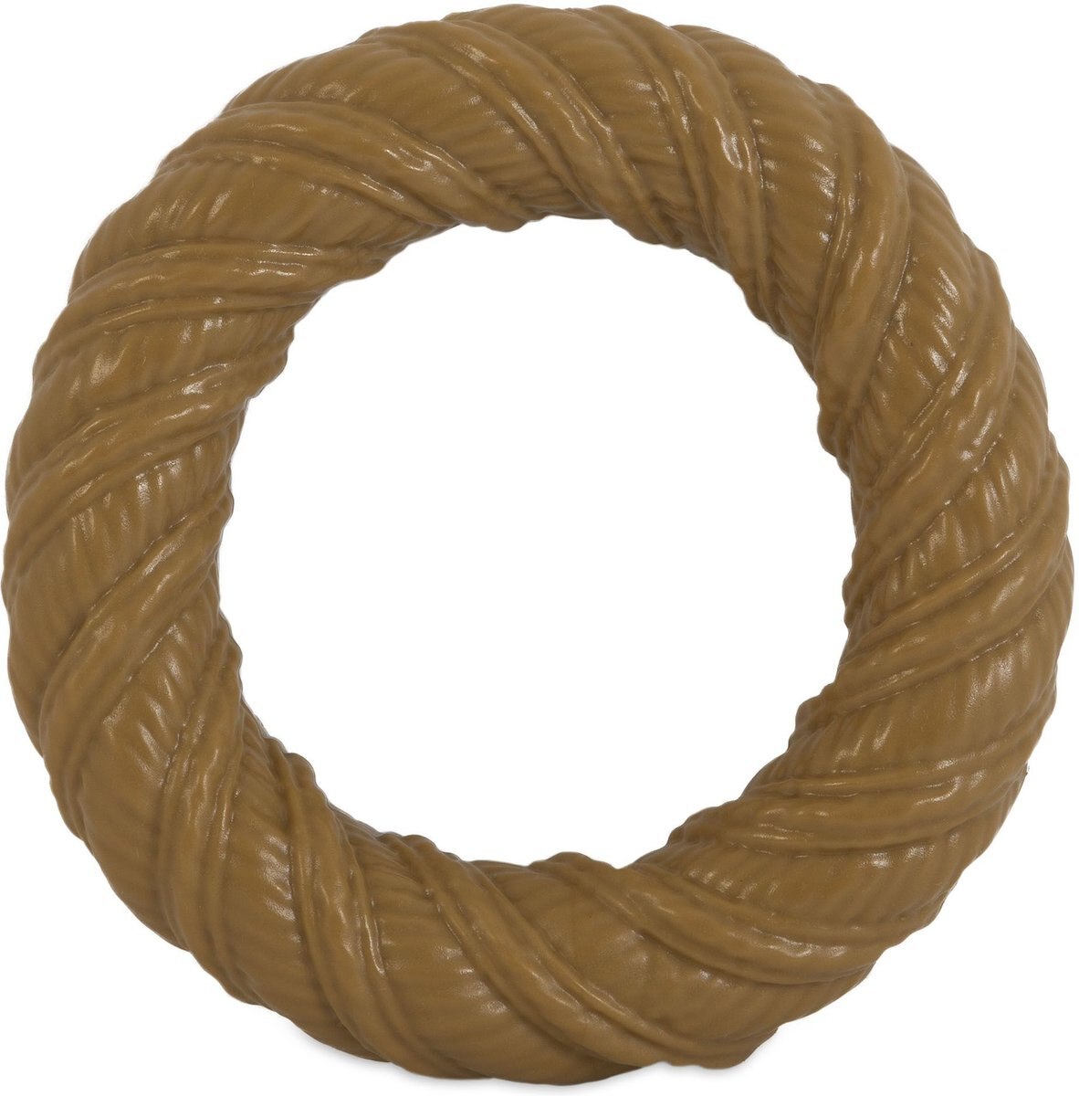 PET QWERKS BarkBone Peanut Butter Flavor Chew Ring Tough Dog Chew Toy ...