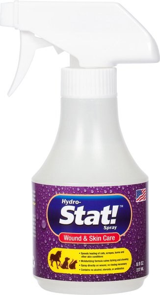 STAT! SPRAY Hydro-Stat! Wound & Skin Care Spray for Dogs, Cats & Horses ...