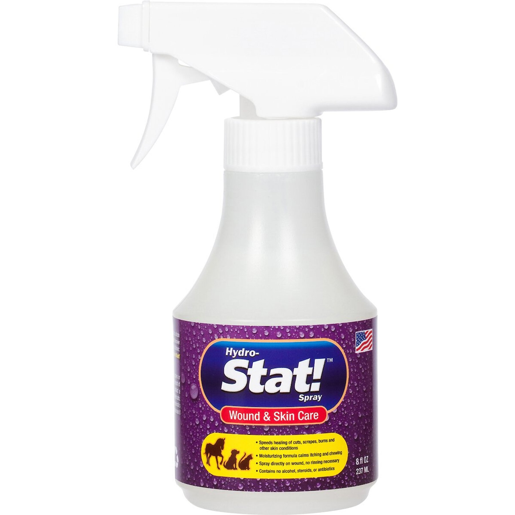 STAT! SPRAY Hydro-Stat! Wound & Skin Care Spray for Dogs, Cats & Horses ...