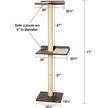 PETFUSION 76.8-in Wall Mounted Cat Tree - Chewy.com