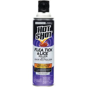 HOT SHOT Flea, Tick & Lice Killer Spray, 14-fl oz bottle - Chewy.com