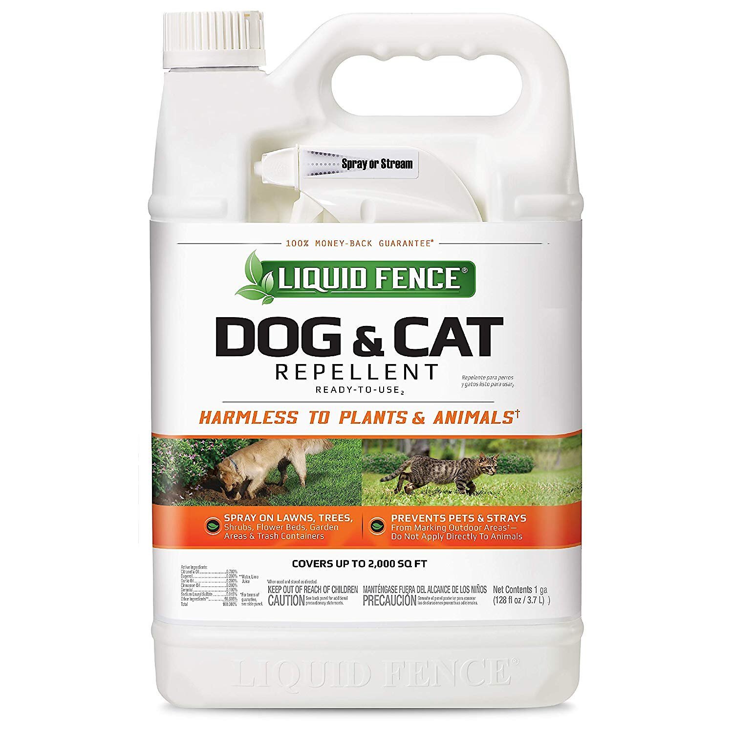 Questions and Answers about LIQUID FENCE Dog & Cat Repellent Spray