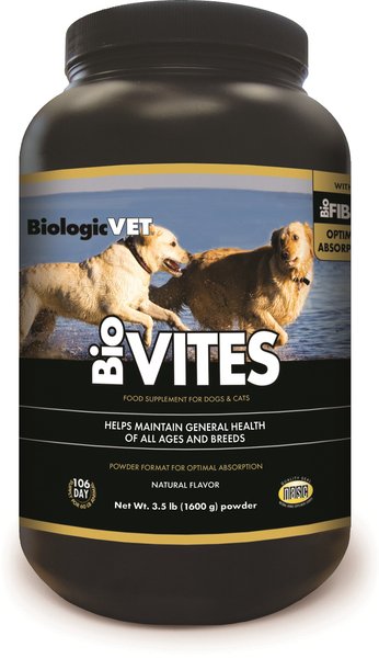 BIOLOGIC VET BIOVET VITES Complete Multi-Nutrient Dog & Cat Supplement ...
