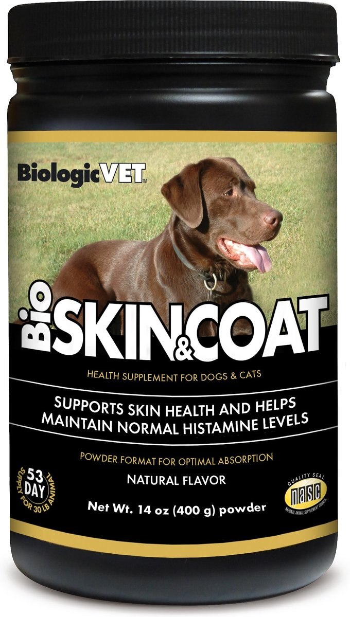 BIOLOGIC VET BIOVET BioSKIN&COAT Natural Antihistamine Dog & Cat ...