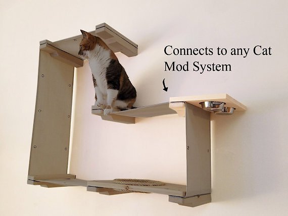 Discontinued Catastrophicreations Cat Mod Handcrafted Wall Mounted
