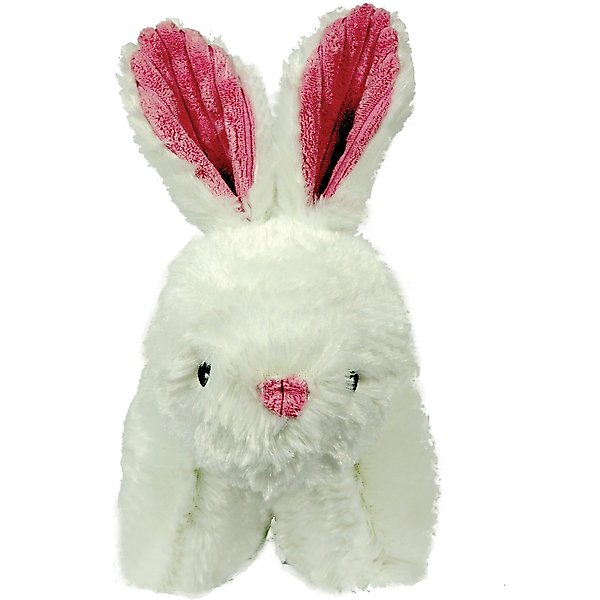 HUGGLEHOUNDS Barnyard Durable Plush Corduroy Knottie Bunny Squeaky Dog ...