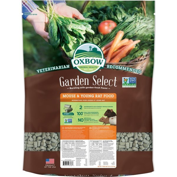 OXBOW Garden Select Mouse & Young Rat Food, 20-lb bag - Chewy.com
