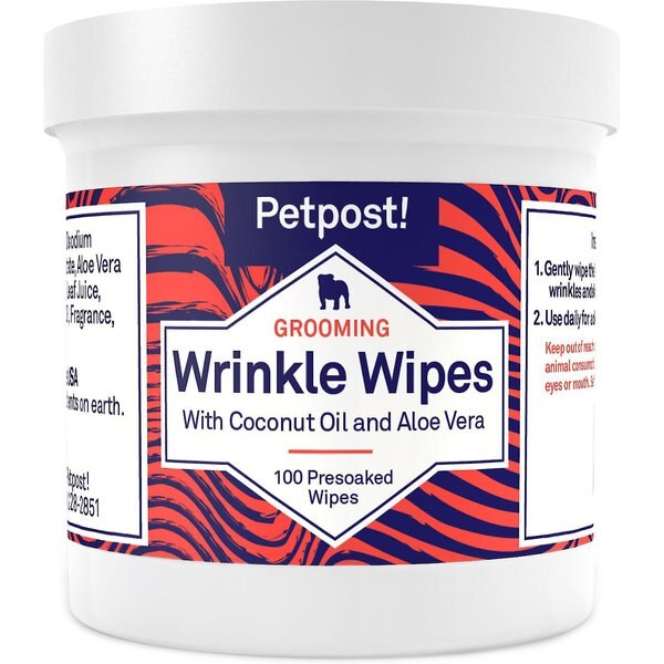 PETPOST Bulldog Wrinkle Wipes, 100 count - Chewy.com
