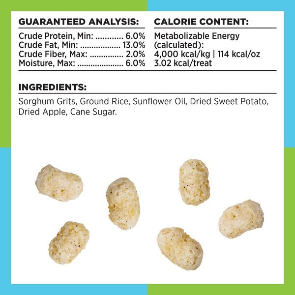 BIXBI Liberty Ruff Puffs Chicken-Free Sweet Potato & Apple Flavor Dog ...
