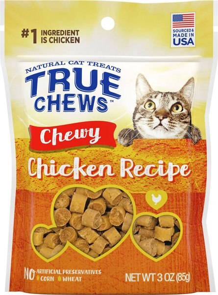 New Version Available - True Chews Chewy Chicken Recipe Cat Treats, 3 ...