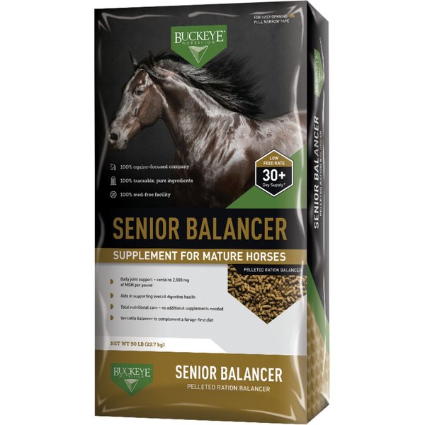 HALLWAY FEEDS Pure & Simple Balancer Soy-Free, Non-GMO Horse Feed, 40 ...