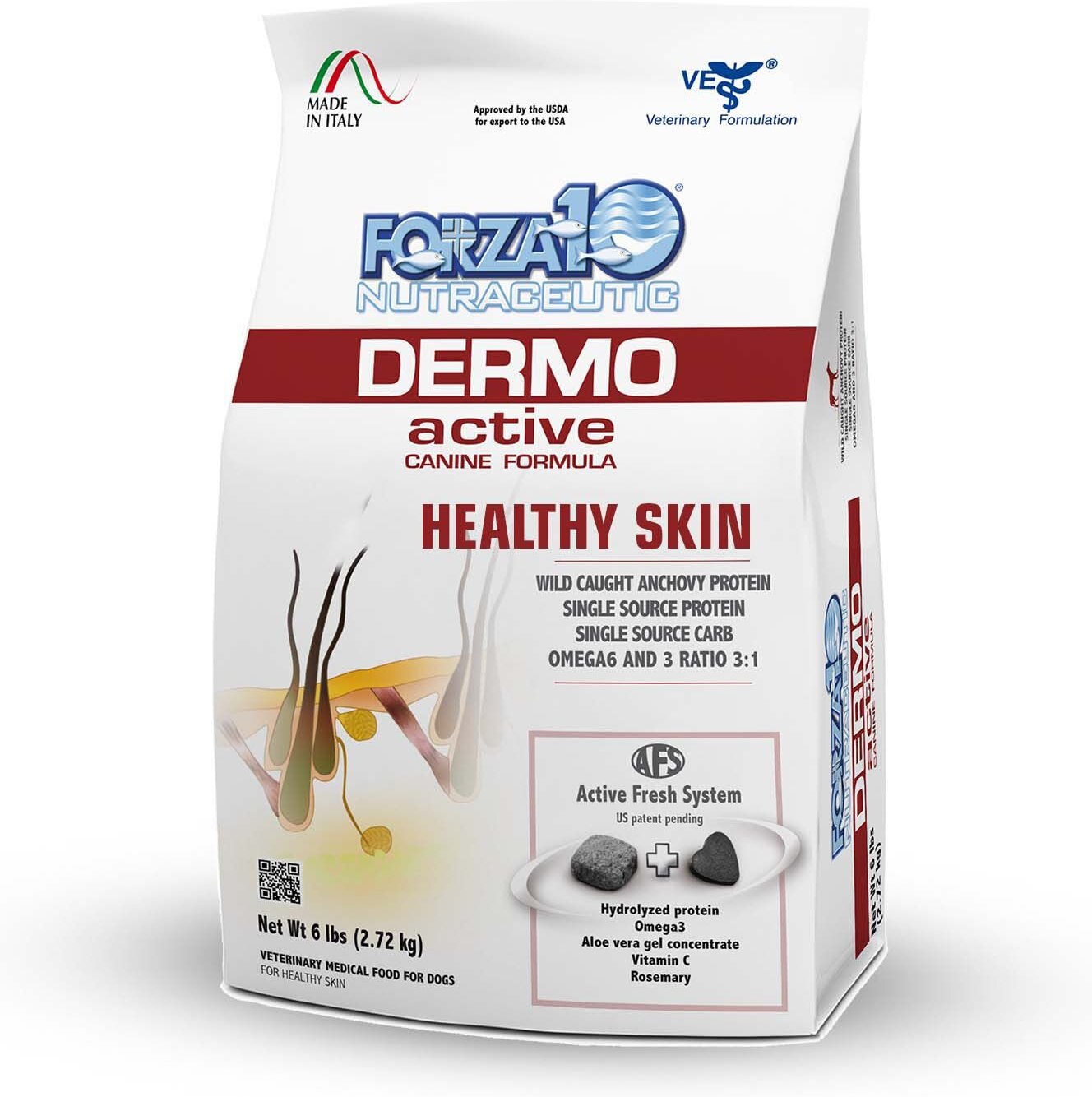 FORZA10 Nutraceutic Active Dermo Dry Dog Food, 6-lb bag - Chewy.com