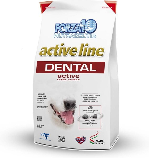 FORZA10 Nutraceutic Active Line Oral Support Diet Dry Dog Food, 18-lb bag - Chewy.com