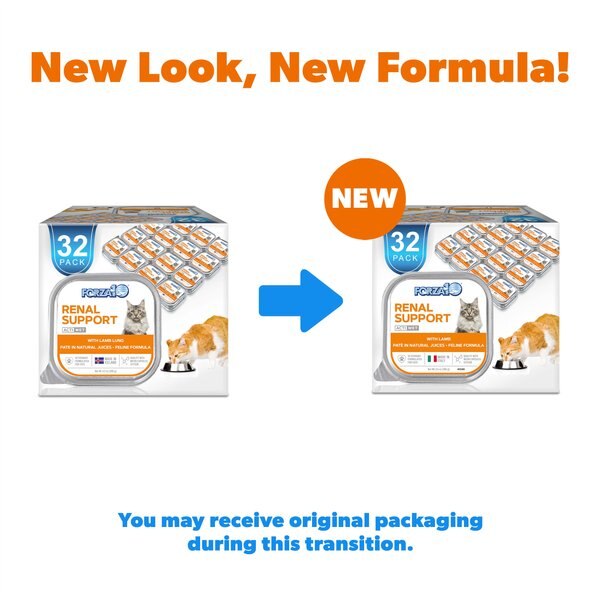 FORZA10 Nutraceutic Actiwet Renal Support Wet Cat Food, 3.5-oz, case of 32 - Chewy.com