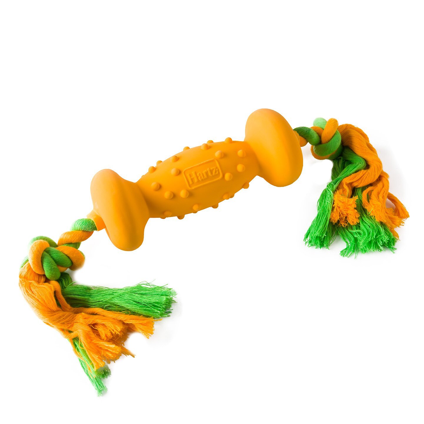 Questions and Answers about HARTZ Dura Play Tug of Fun Dumbbell Squeaky ...