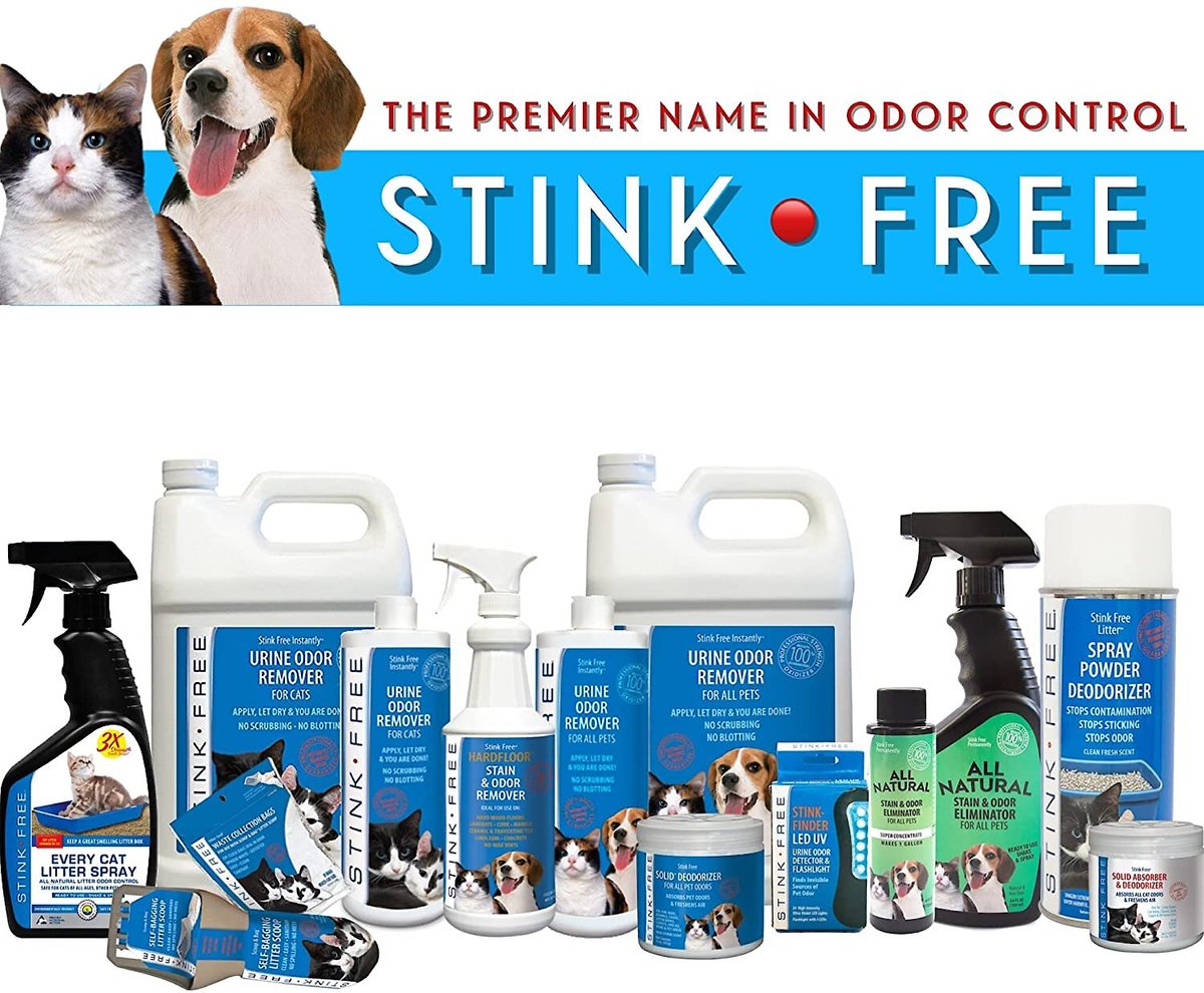 STINK FREE Solid Absorber Cat Deodorizer, 15-fl oz jar - Chewy.com