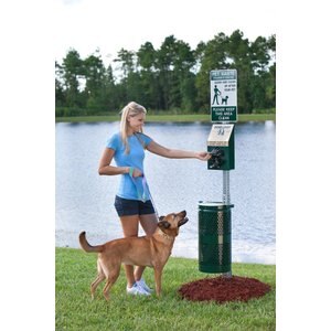 DOGIPOT Aluminum Dog Waste Station & Receptacle - Chewy.com
