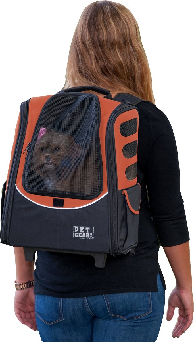 PET GEAR I-GO2 Escort Dog & Cat Carrier Backpack, Copper - Chewy.com