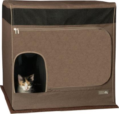 Discontinued - PET GEAR Pro Pawty Cat Litter Box Cover, Espresso ...