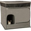 PET GEAR Pro Pawty Cat Litter Box Cover, Soft Charcoal - Chewy.com