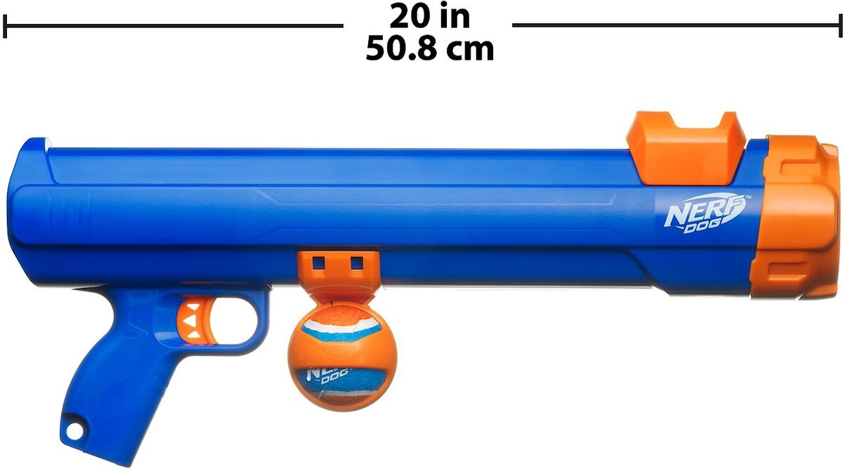 NERF DOG Blaster with Tennis Balls Dog Toy Kit, 20-in - Chewy.com