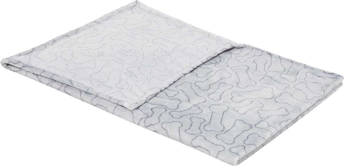 ETHICAL PET Snuggler Patterned Dog Blanket, Gray, 60-in - Chewy.com
